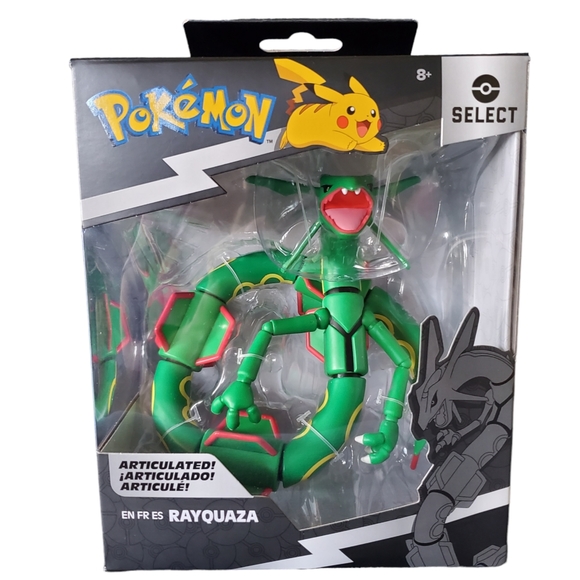Pokemon | Toys | Pokemon Select Super Articulated Rayquaza Action ...